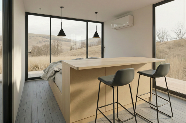 Tiny Cabin Deluxe 2.0 by Felipe Assadi llega a Tecno Fast Home